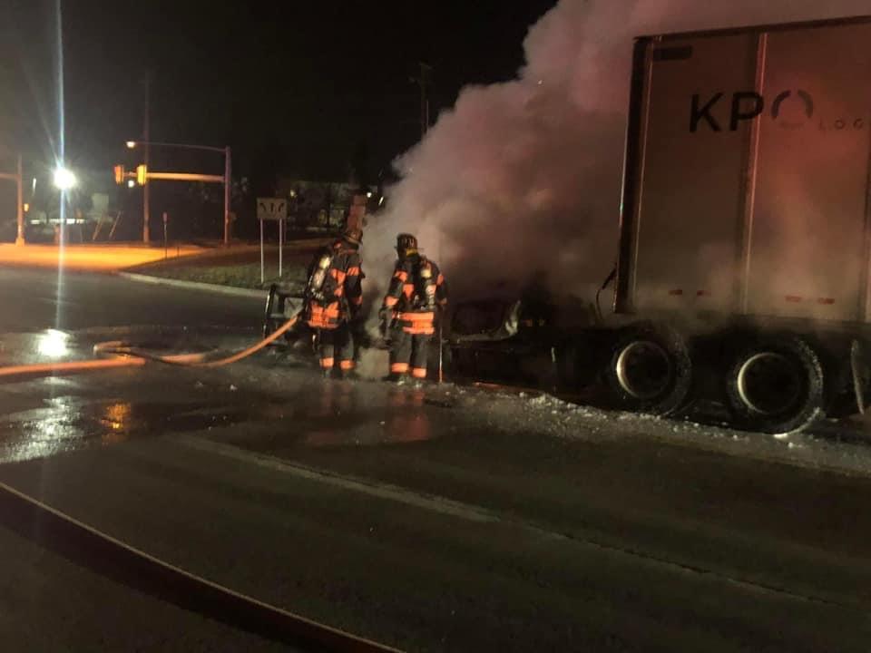 Tractor Trailer Fire 02/21: C141 , C241, Engine 241 , Tanker 41 ...